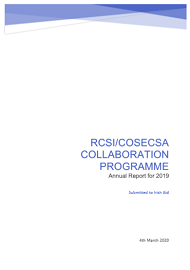 RCSI/COSECSA Collaboration Programme - Royal College of Surgeons in Ireland